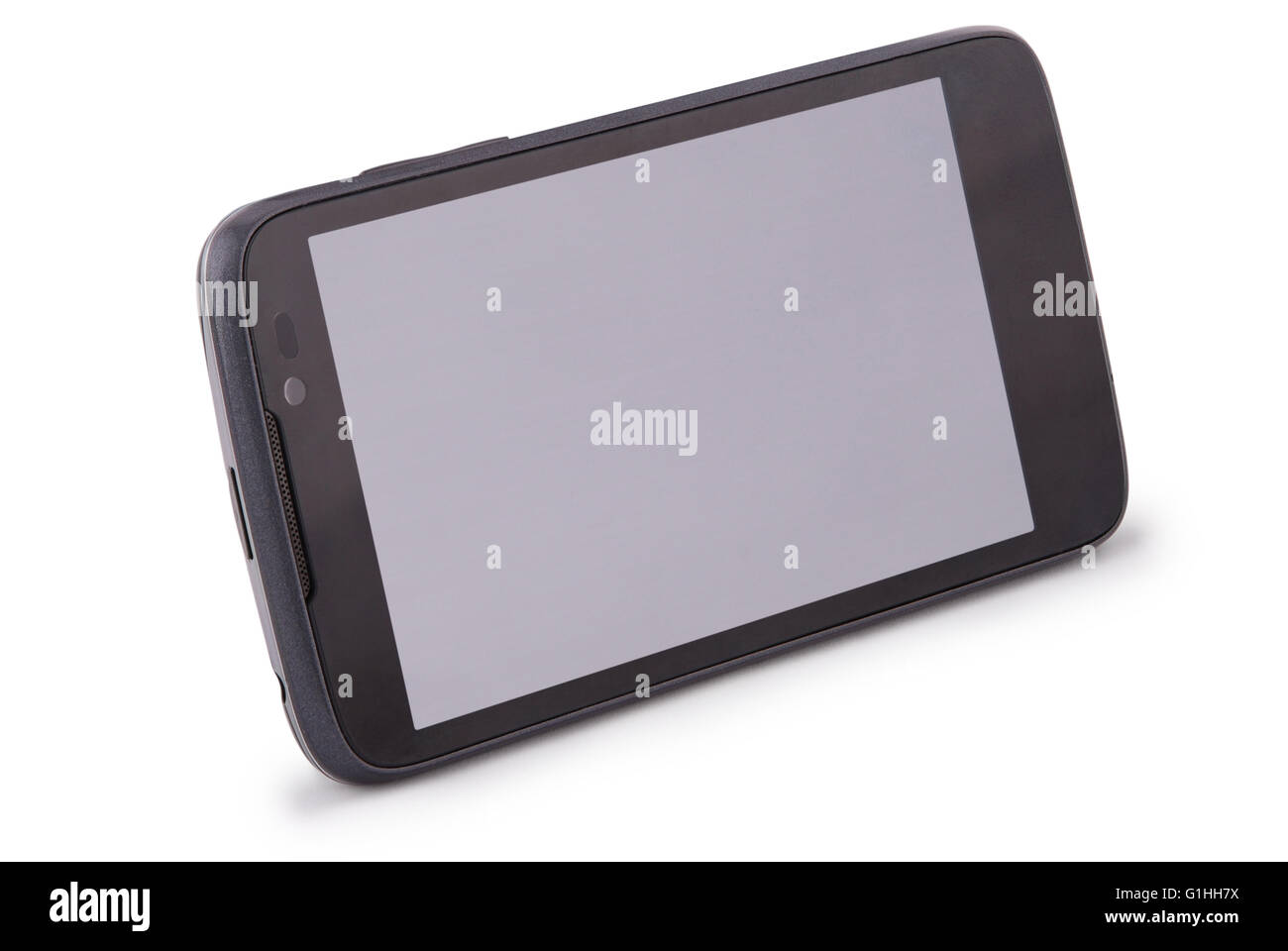 Smart Phone isolated on white. Two clipping path inside separately for ...