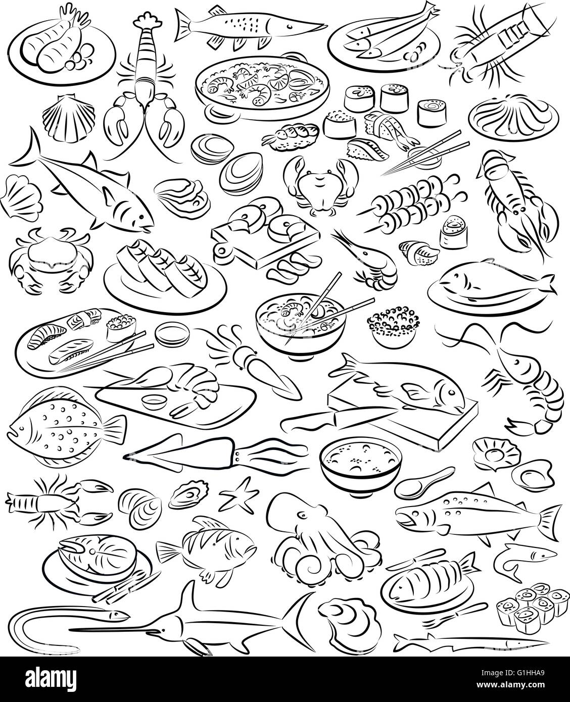 Eel vector cartoon hi-res stock photography and images - Alamy