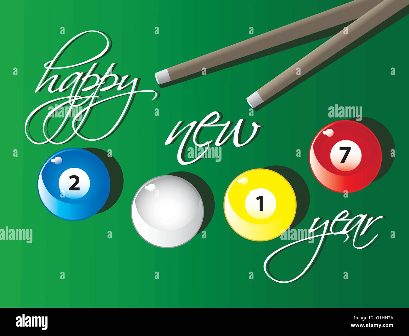 Billards Stock Vector Images - Alamy