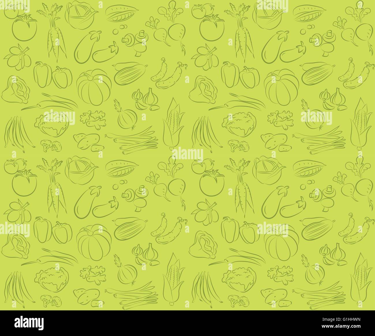 vector pattern of seamless background with vegetables Stock Vector ...