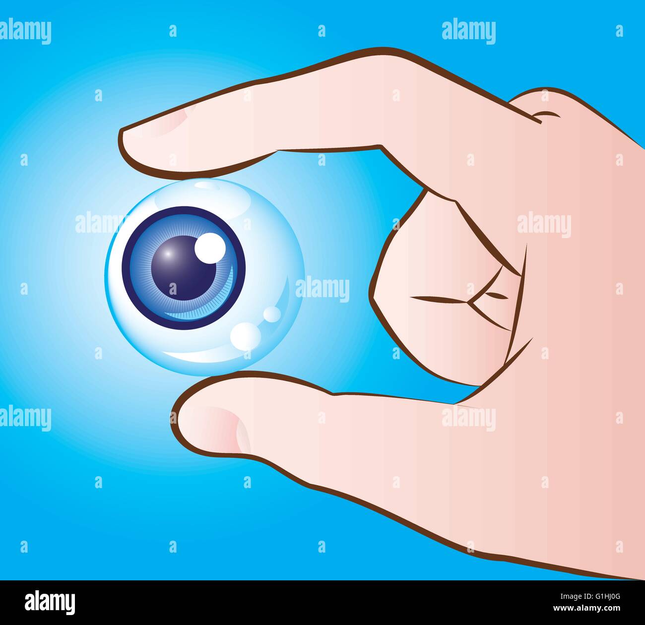 Eyesight vectors hi-res stock photography and images - Alamy