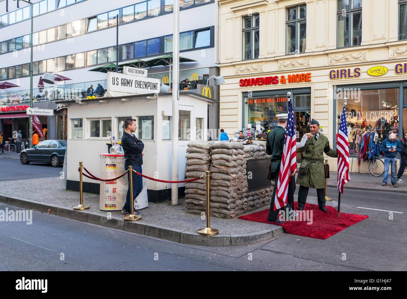 Checkpoint Charlie, Berlin, Germany Stock Photo - Alamy