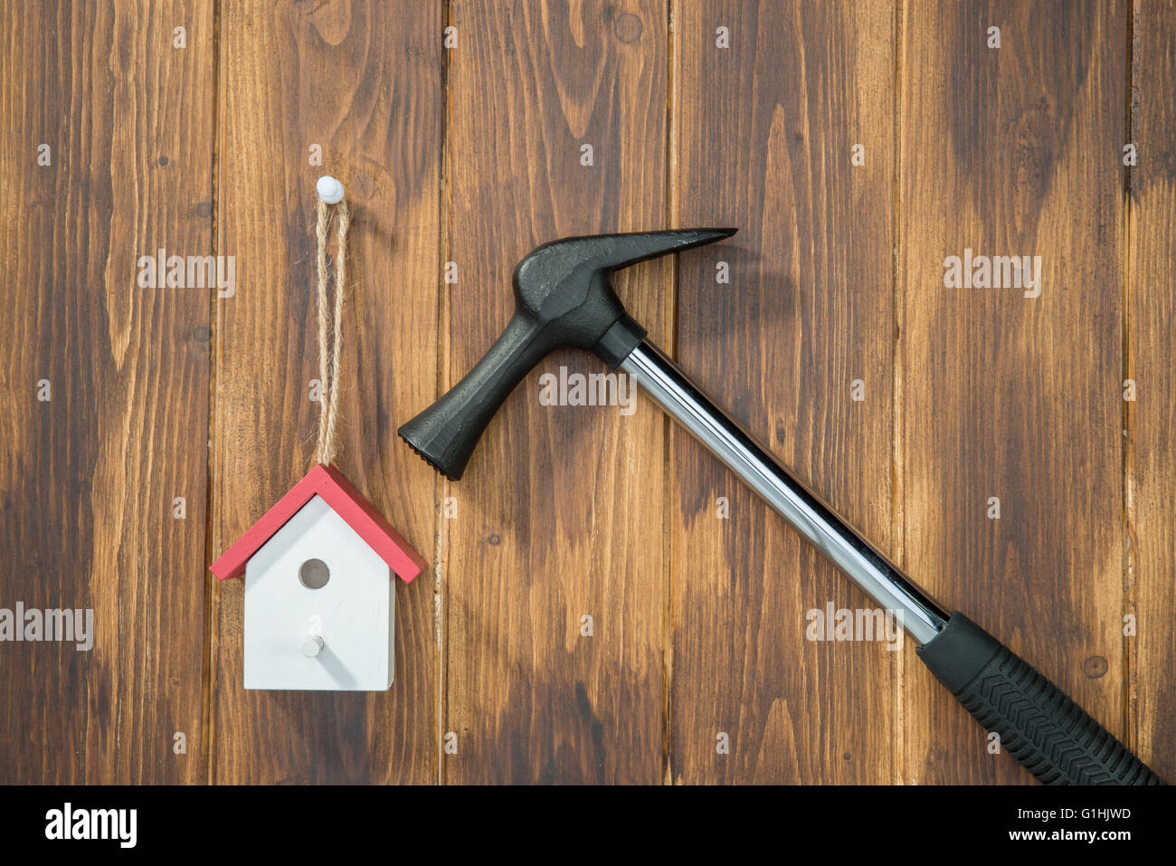 Home wooden model hi-res stock photography and images - Alamy