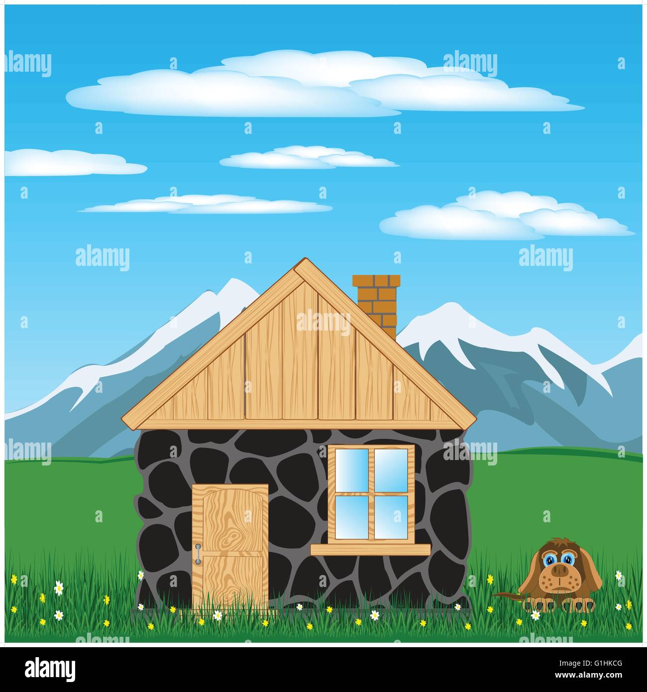 Lodge style Stock Vector Images - Alamy