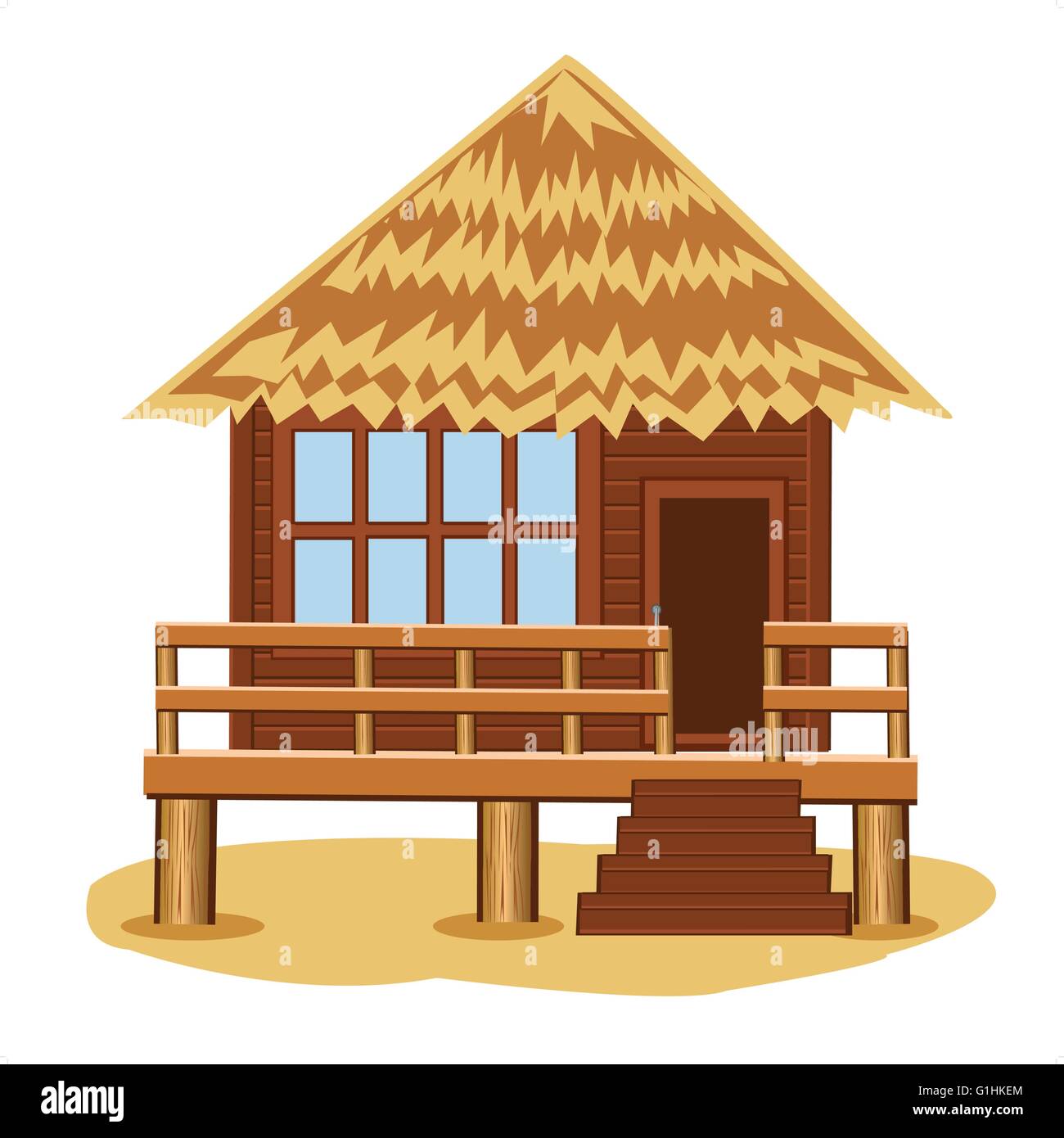 Bungalow Stock Vector Images - Alamy