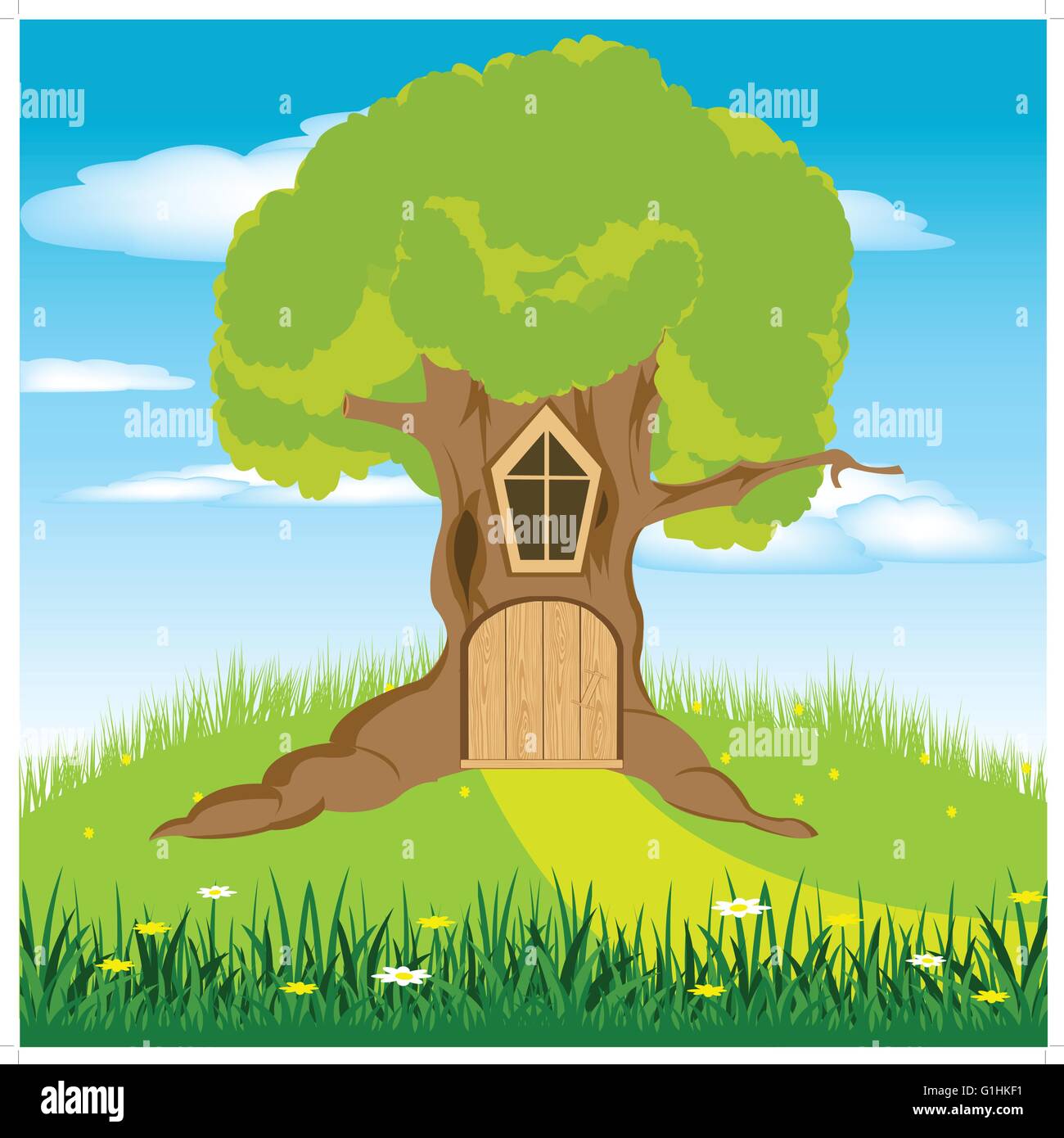 Timber house corner Stock Vector Images - Alamy
