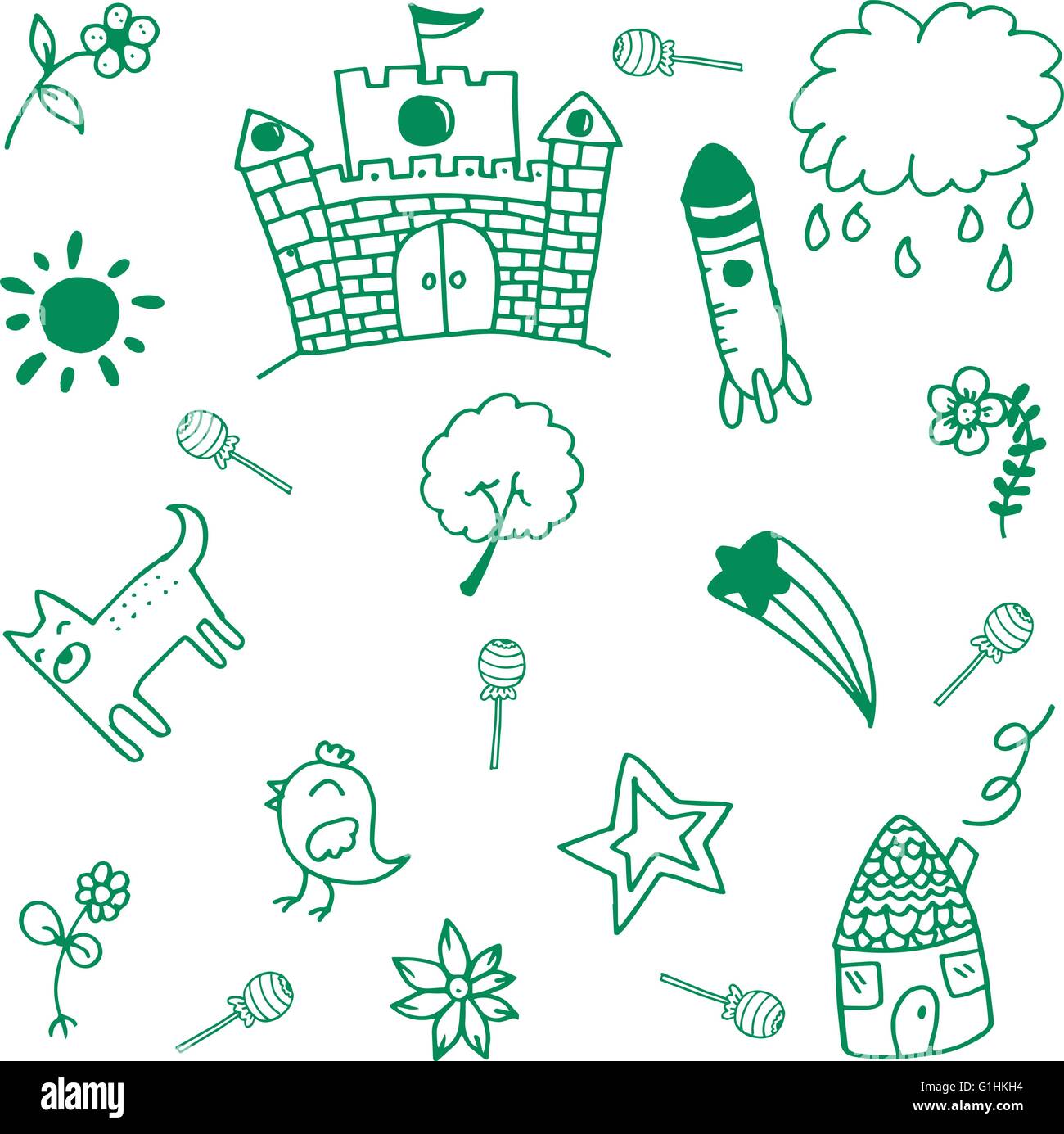 Green palace Stock Vector Images - Alamy