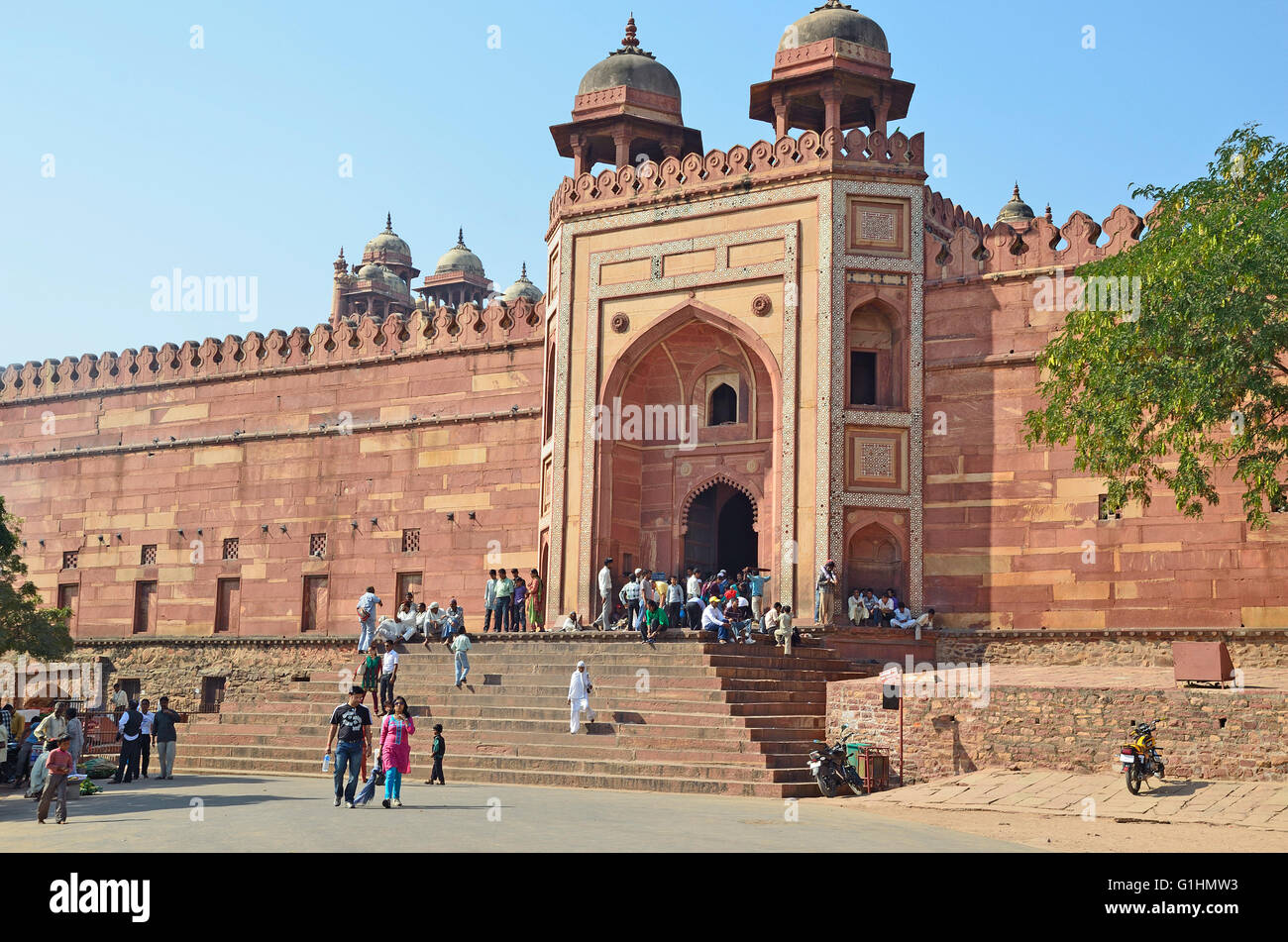 Fatehpur Sikri, capital city of Mughal Emperor Akbar, Agra, Uttar ...