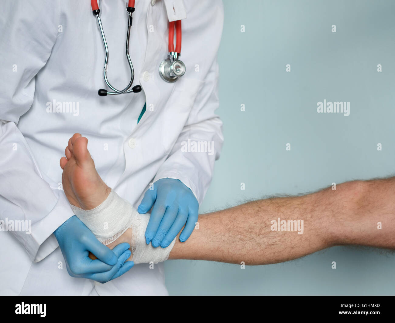 Injured Foot High Resolution Stock Photography and Images - Alamy