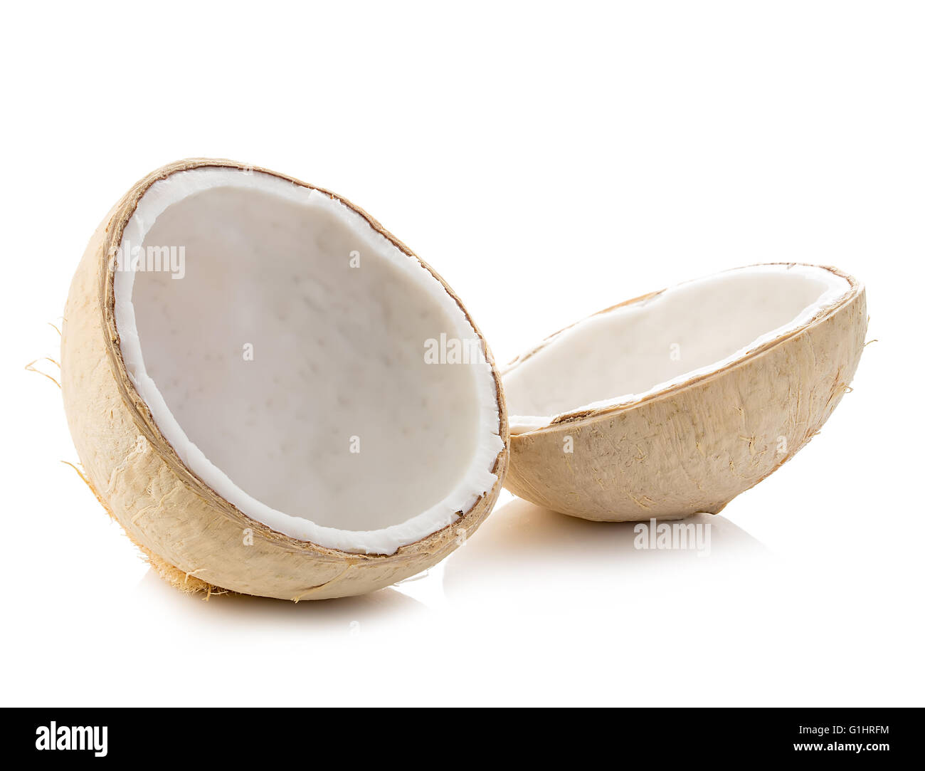 Young sweet coconuts close-up isolated on white background Stock Photo ...