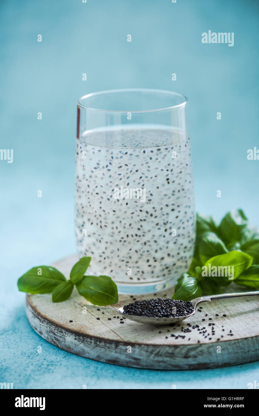 Dry basil in glass hi-res stock photography and images - Alamy