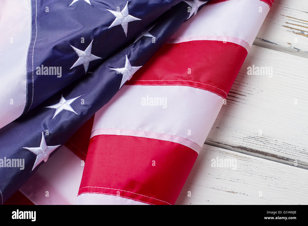 Crumpled flag of USA Stock Photo - Alamy