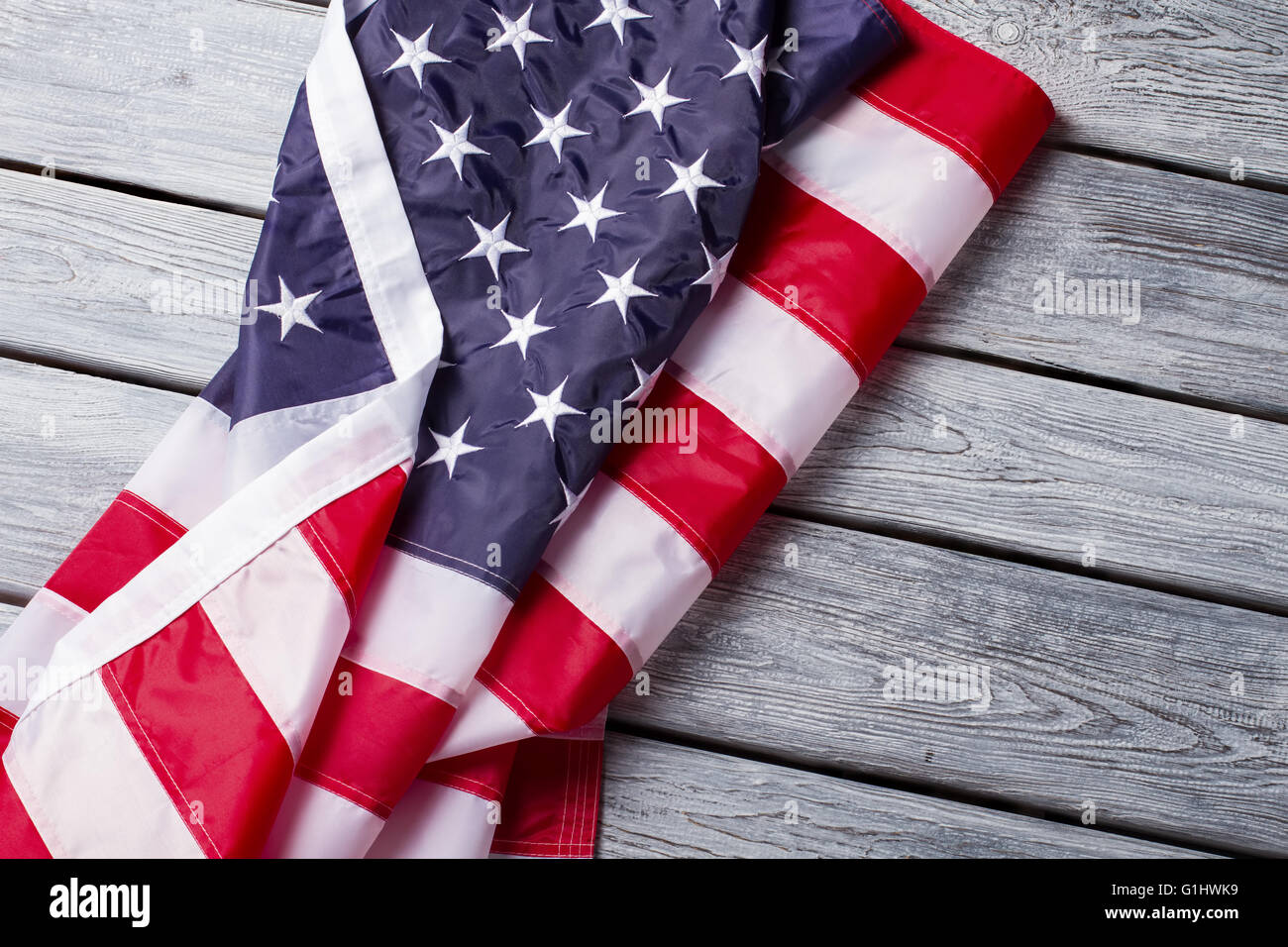 Creased and crumpled US flag Stock Photo - Alamy