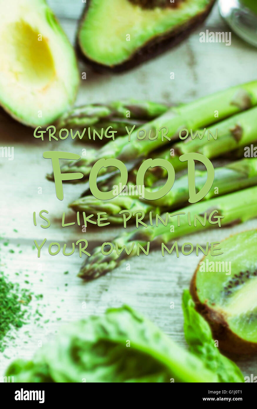 Food quote hi-res stock photography and images - Alamy