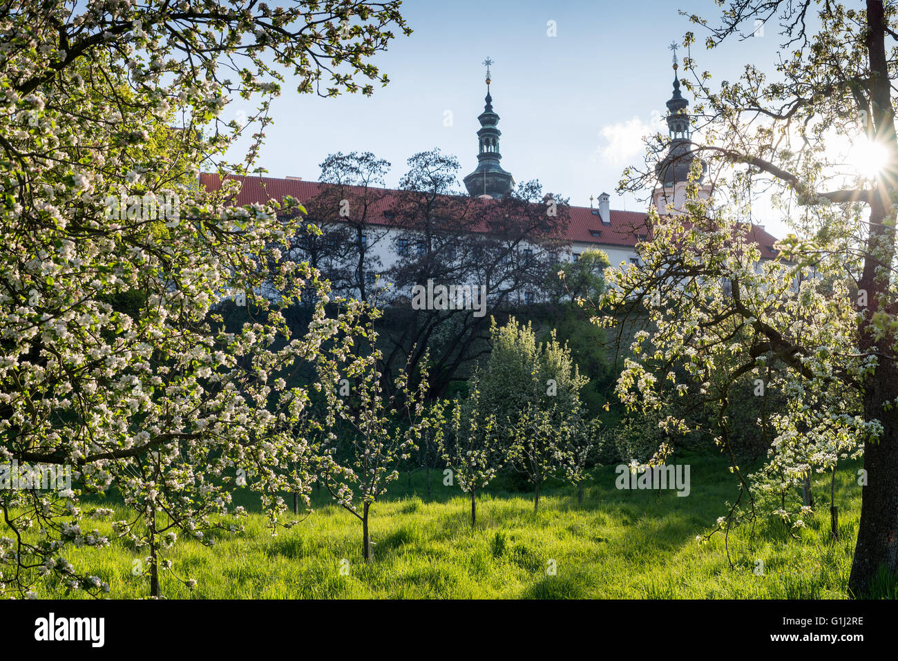 Strahov Monastery, Prague, Bohemia, Czech Republic, Europe Stock Photo ...