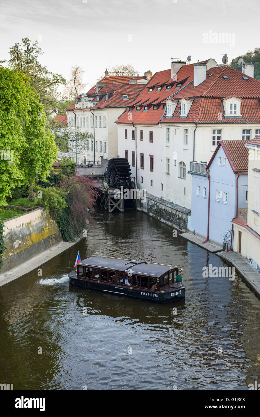 Prague devil's channel boat hi-res stock photography and images - Alamy