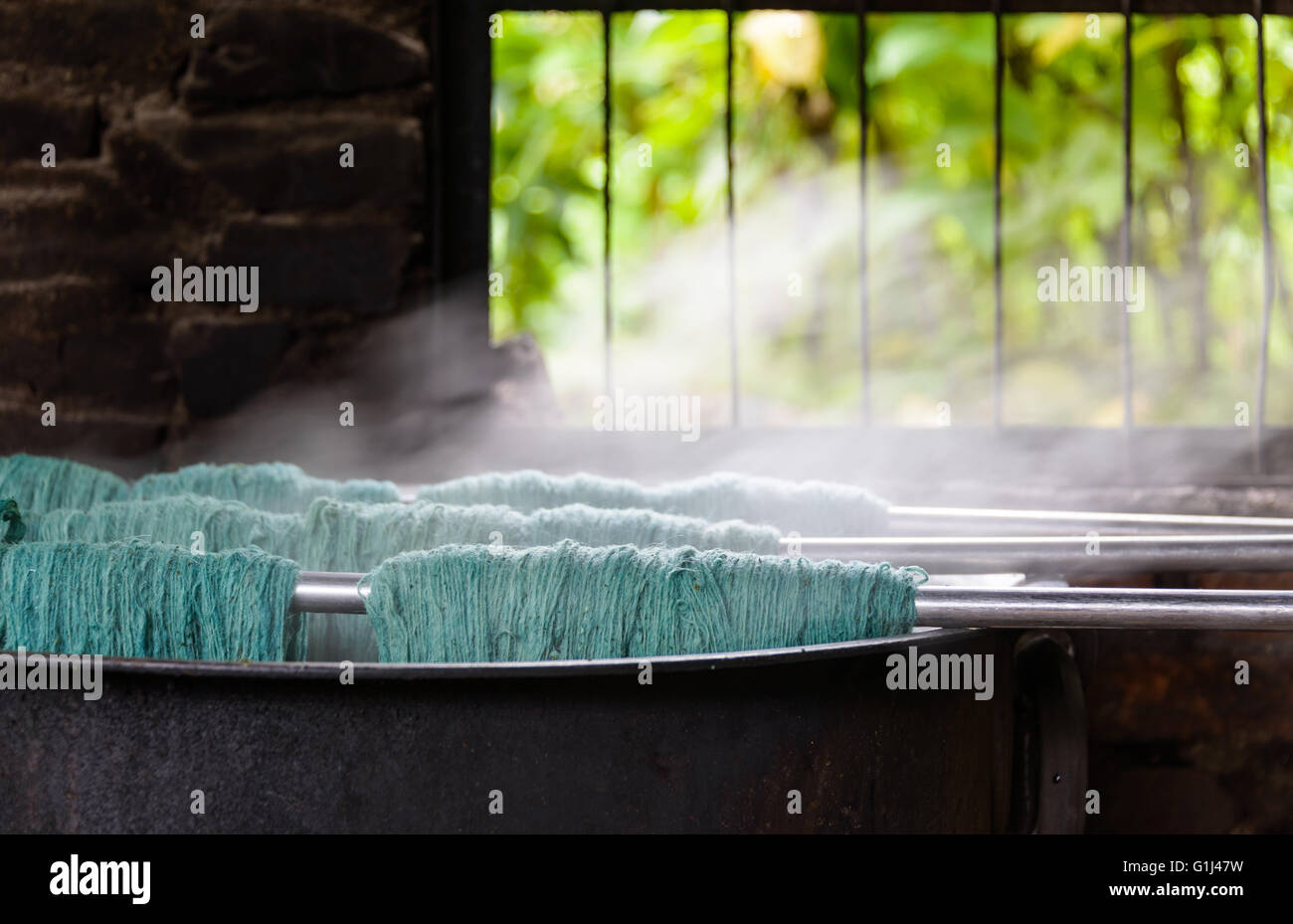 Dyeing yarn hi-res stock photography and images - Alamy