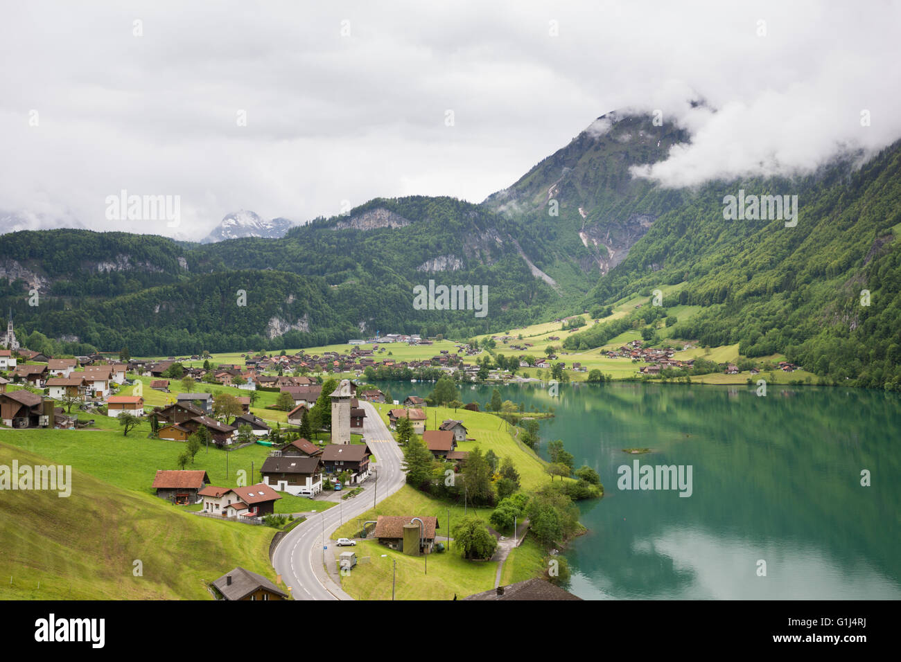 Beautiful lake in swiss alps hi-res stock photography and images - Alamy