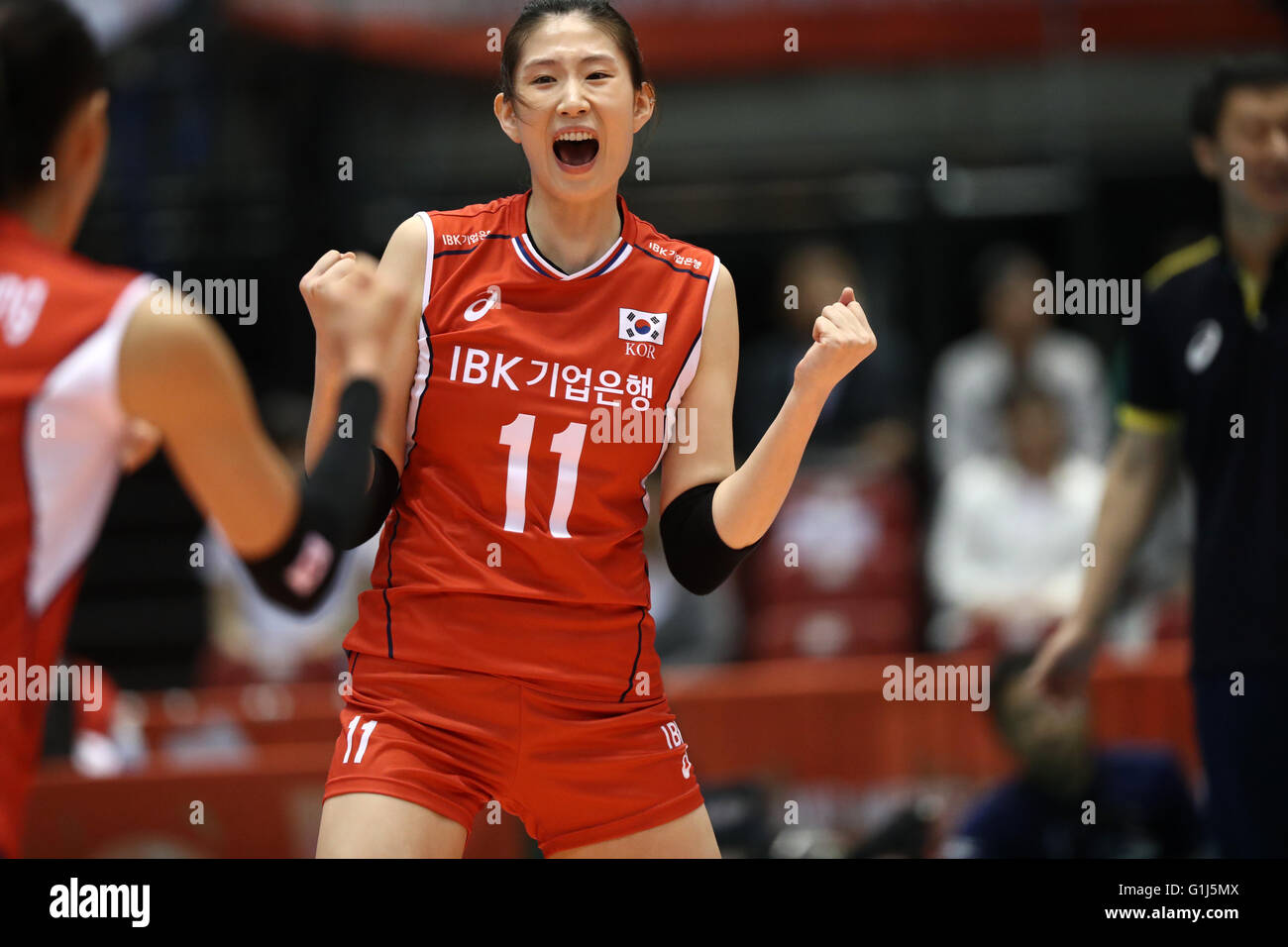 Tokyo Metropolitan Gymnasium, Tokyo, Japan. 15th May, 2016. Kim Su-Ji (KOR), MAY 15, 2016 ...