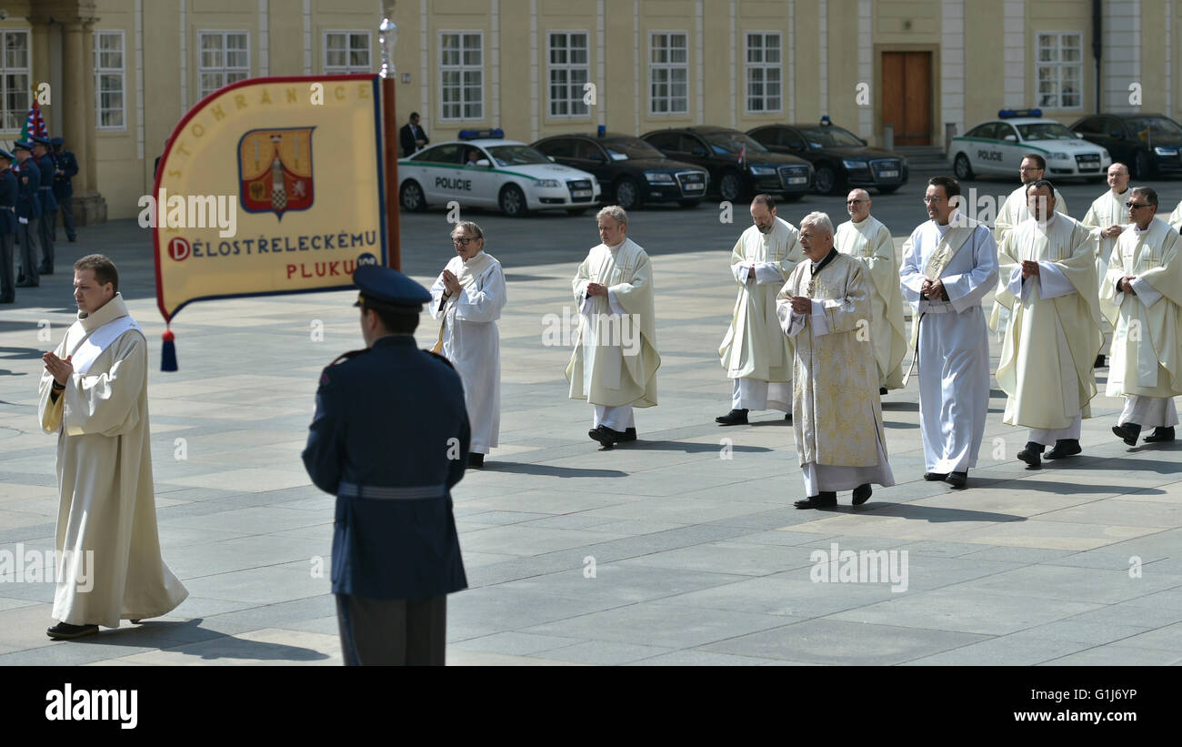 Prague, Czech Republic. 14th May, 2016. Cardinal Dominik Duka (not ...