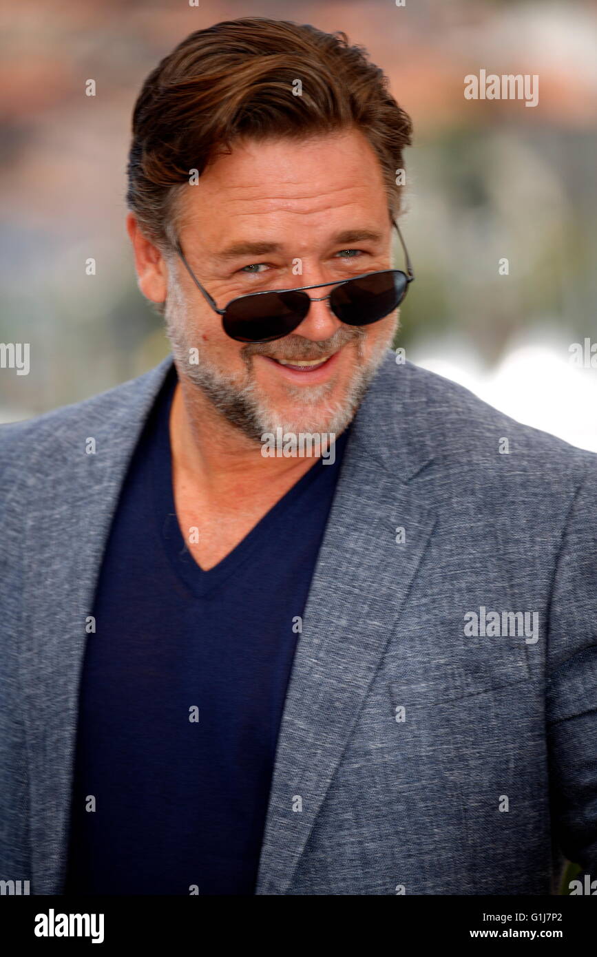 Cannes, France. 15th May, 2016. Actor Russell Crowe attends the ...