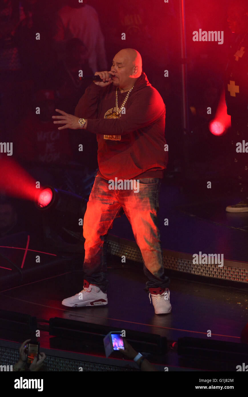 Las Vegas, Nevada, USA. 16th May, 2016. Rapper Fat Joe makes his Drai's ...