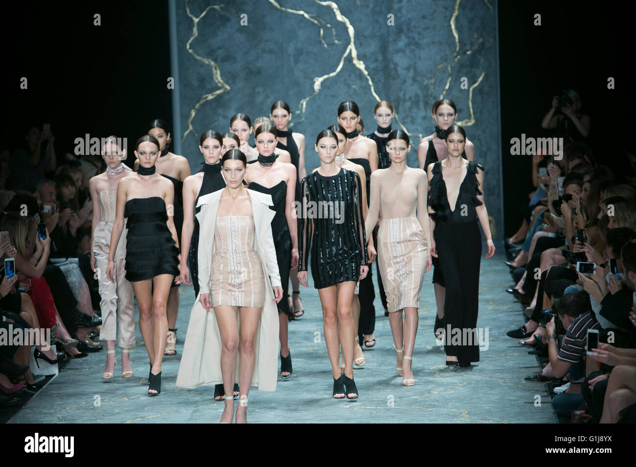 Sydney, Australia. 16th May,2016. Models on the catwalk for Misha ...