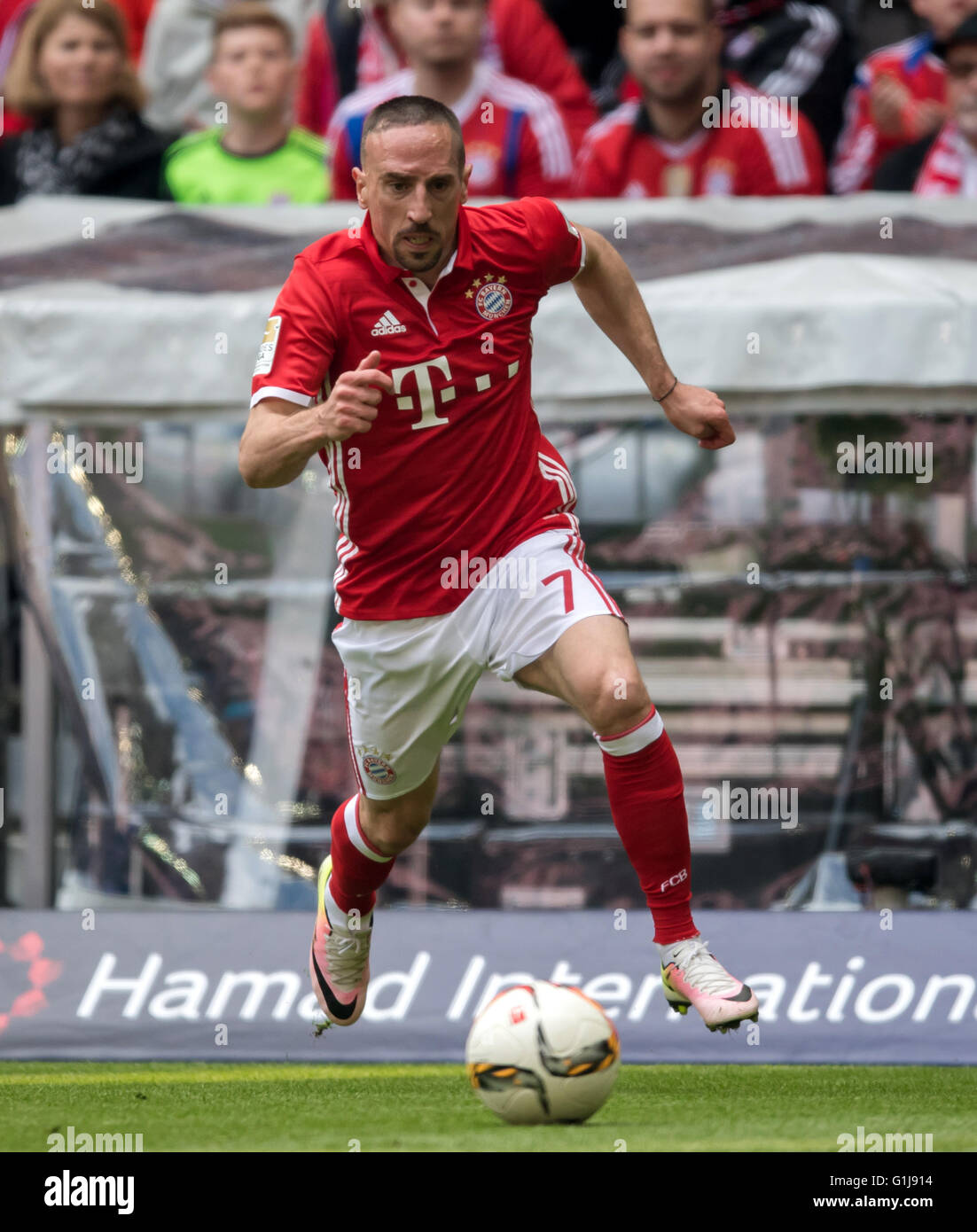 Munich's Franck Ribery in action during the German Bundesliga soccer ...
