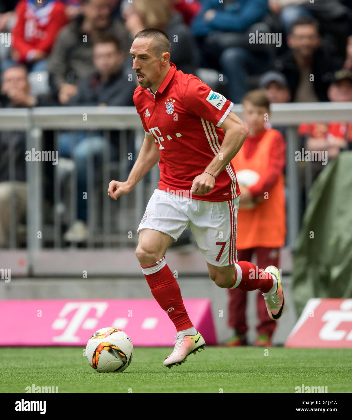 Munich's Franck Ribery in action during the German Bundesliga soccer ...