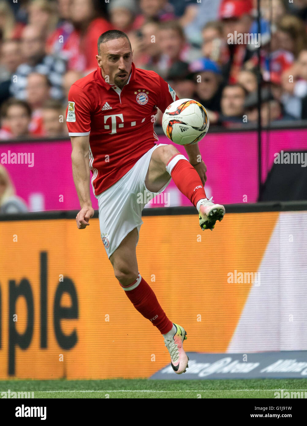 Munich's Franck Ribery in action during the German Bundesliga soccer ...