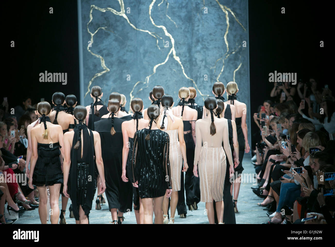 Sydney, Australia. 16th May,2016. Models on the catwalk for Misha ...