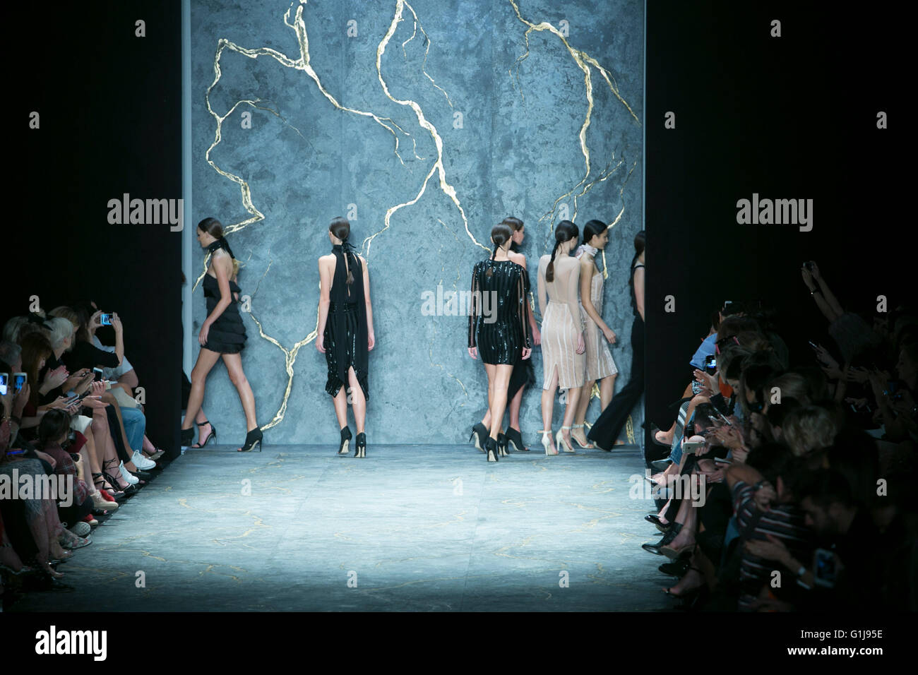 Sydney, Australia. 16th May,2016. Models on the catwalk for Misha ...