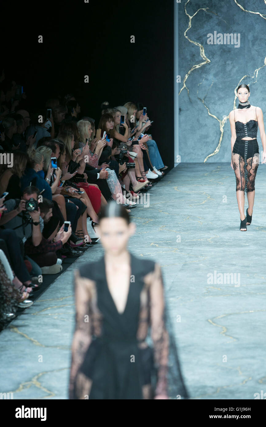 Sydney, Australia. 16th May,2016. Models on the catwalk for Misha ...