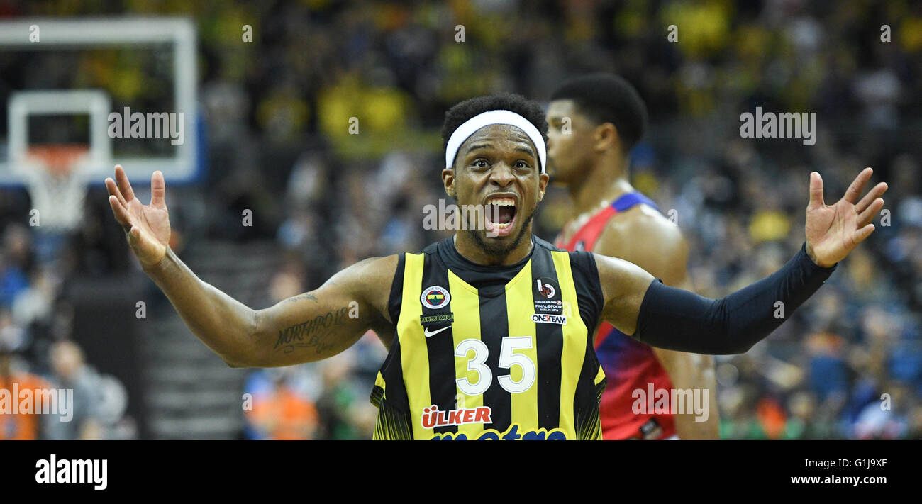 Berlin, Germany. 15th May, 2016. Bobby Dixon of Fenerbahce Istanbul ...