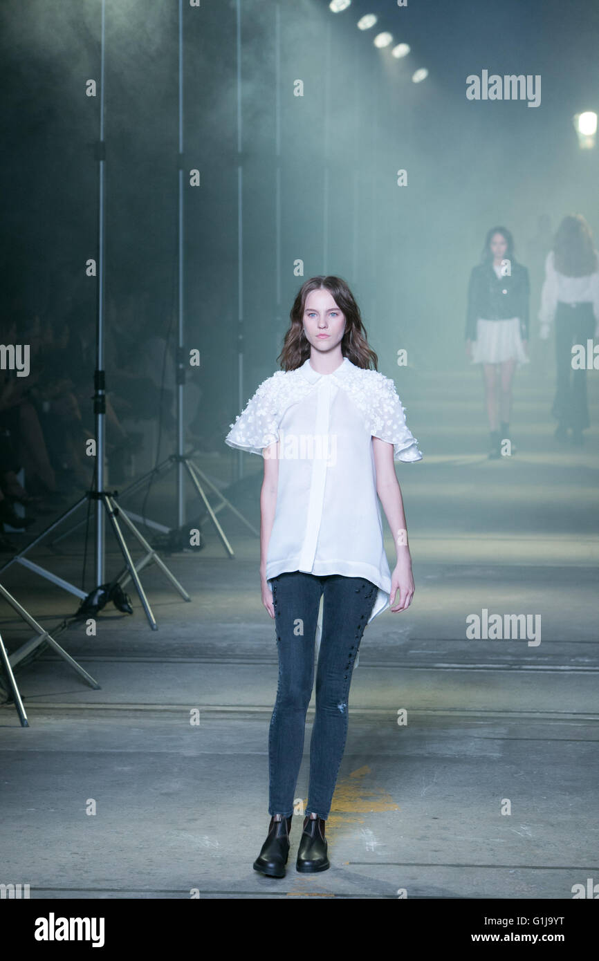 Sydney, Australia. 16th May, 2016. Models on the catwalk for Australian ...