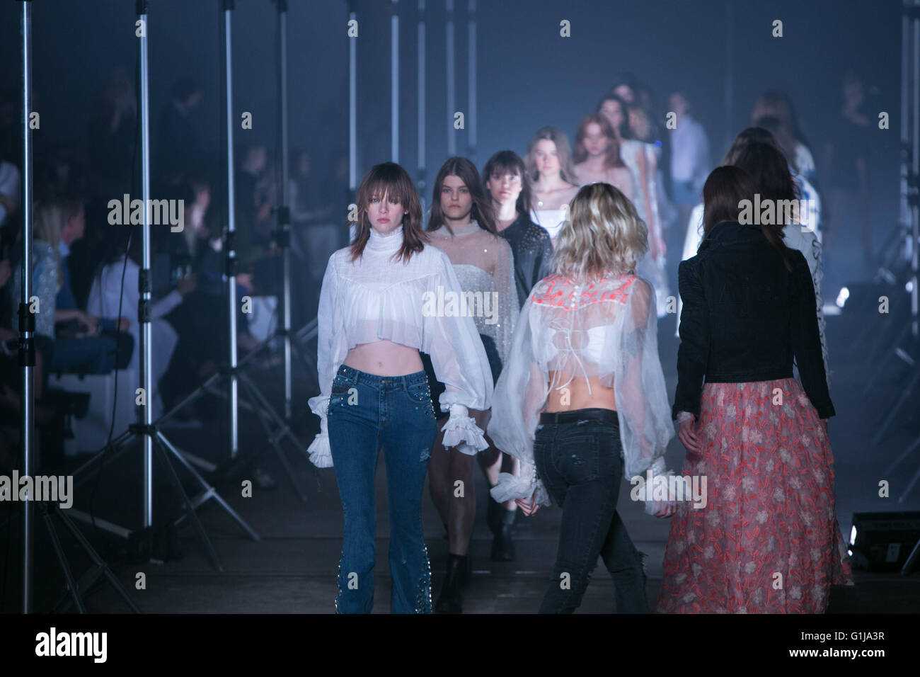 Sydney, Australia. 16th May, 2016. Models on the catwalk for Australian ...