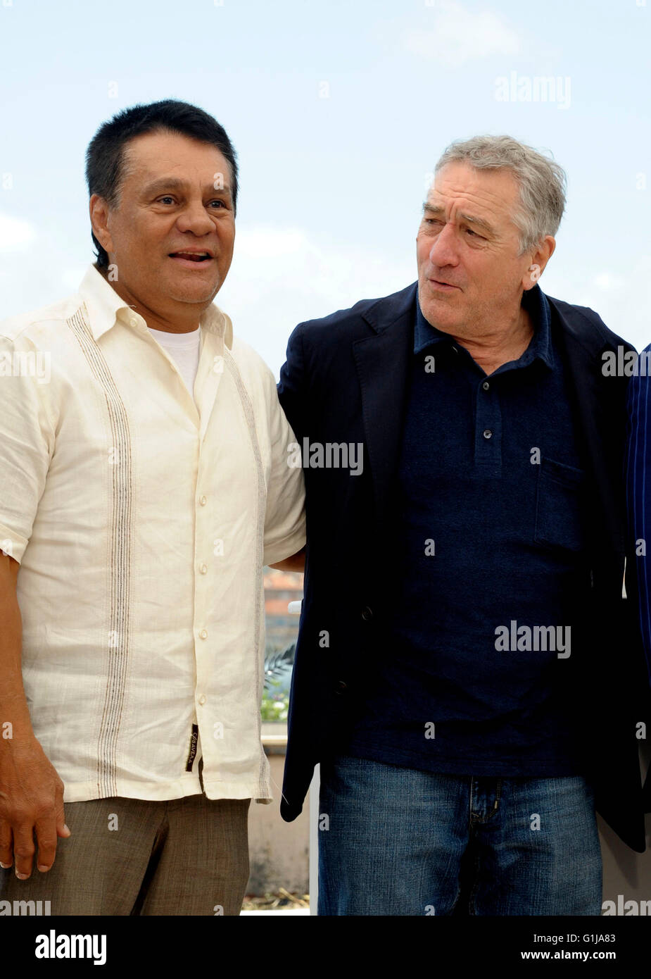 Cannes, France. 16th May, 2016. Roberto Duran & Robert De Niro ...