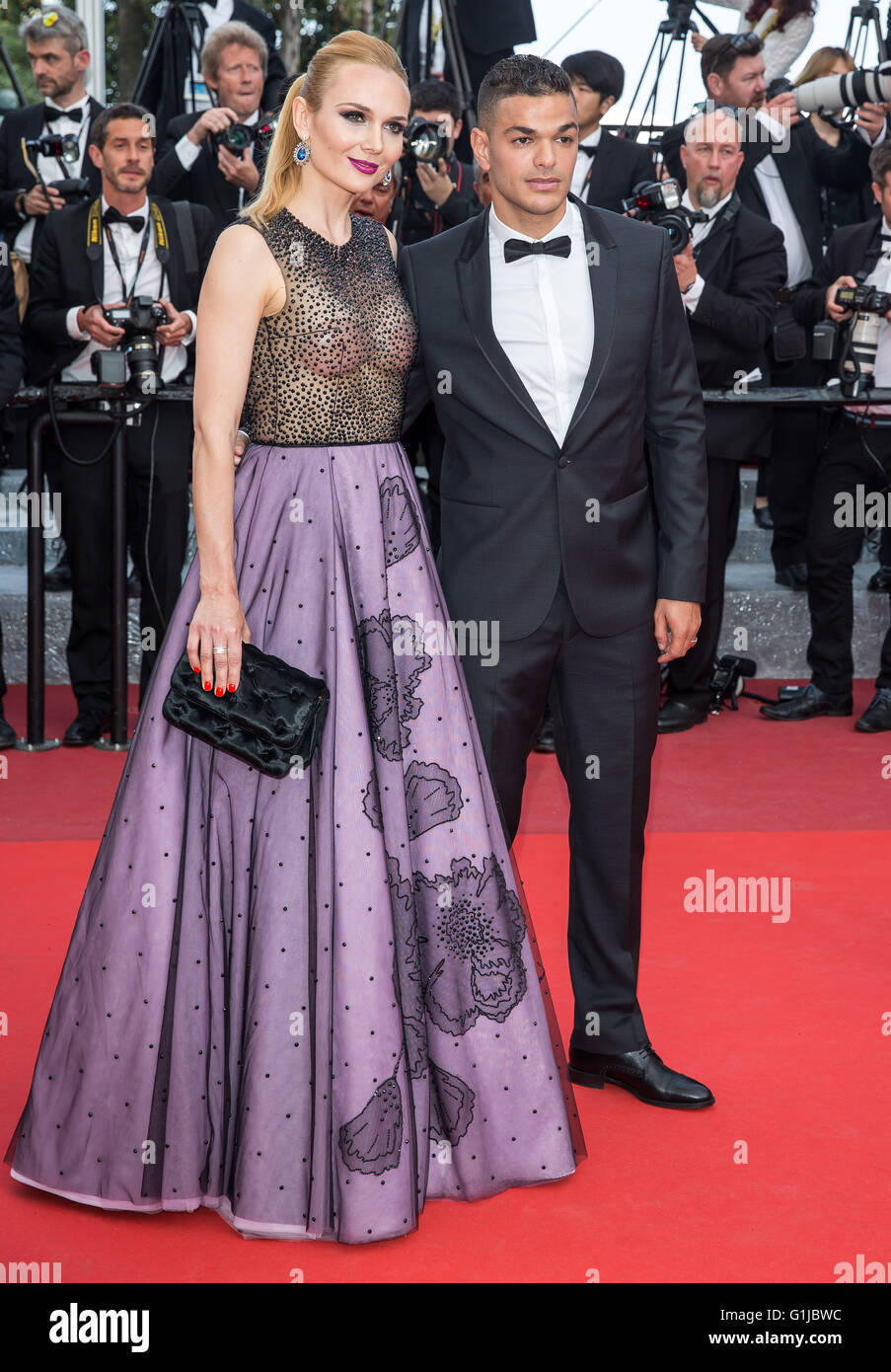 Cannes, France. 16th May, 2016. Hatem Ben Arfa Football Player Loving ...