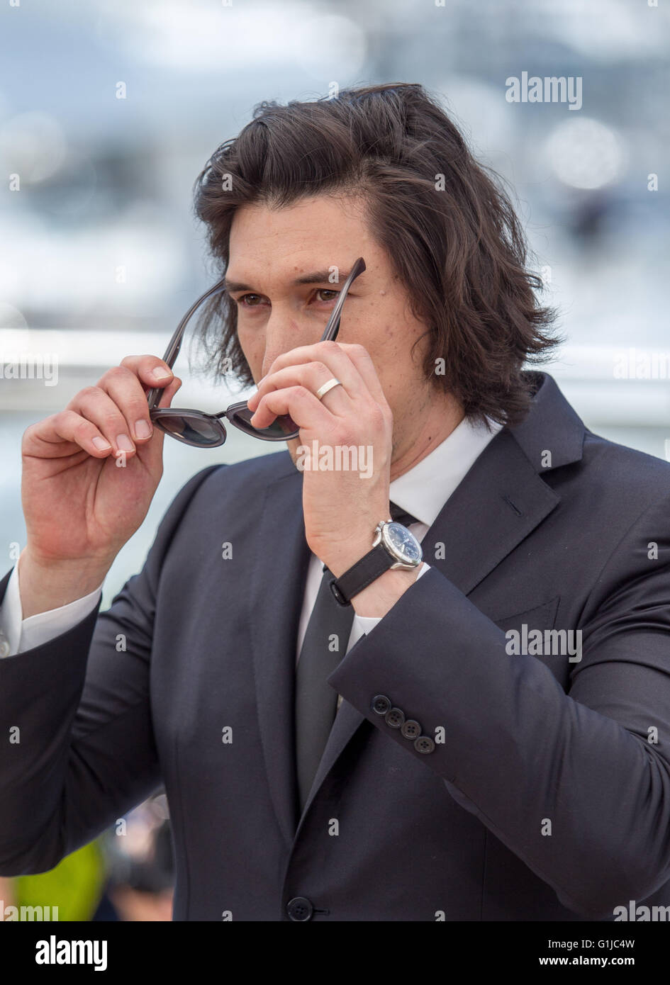 Cannes, France. 16th May, 2016. Adam Driver Actor Paterson, Photocall ...