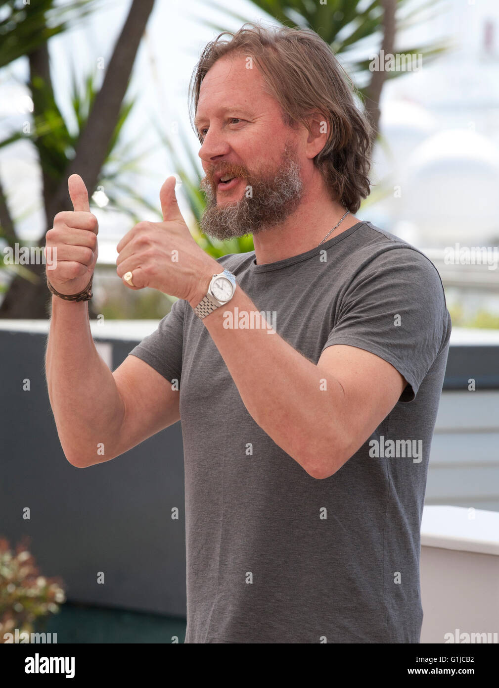 Cannes, France. 16th May, 2016. Director David Mackenzie at the Hell Or ...