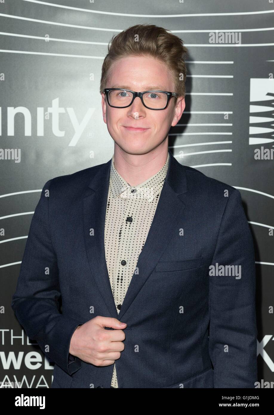 New York, NY, USA. 16th May, 2016. Tyler Oakley at arrivals for The ...
