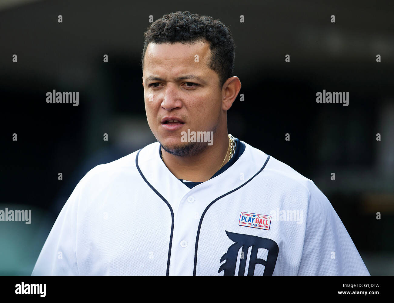 Detroit, Michigan, USA. 16th May, 2016. Detroit Tigers first baseman ...