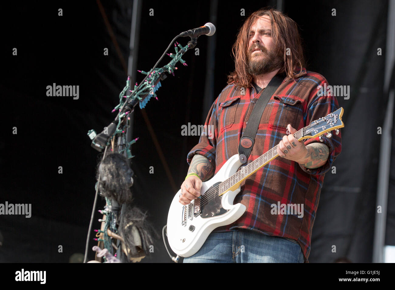 Somerset, Wisconsin, USA. 15th May, 2016. Musician SHAUN MORGAN of ...