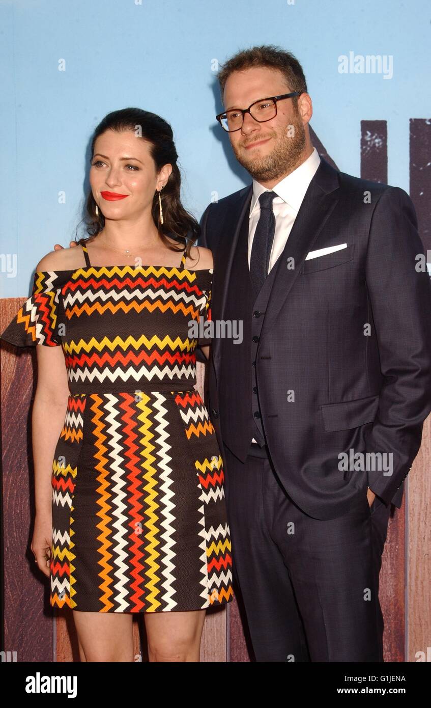 Hollywood, California, USA. 16th May, 2016. Seth Rogen & Wife attend ...