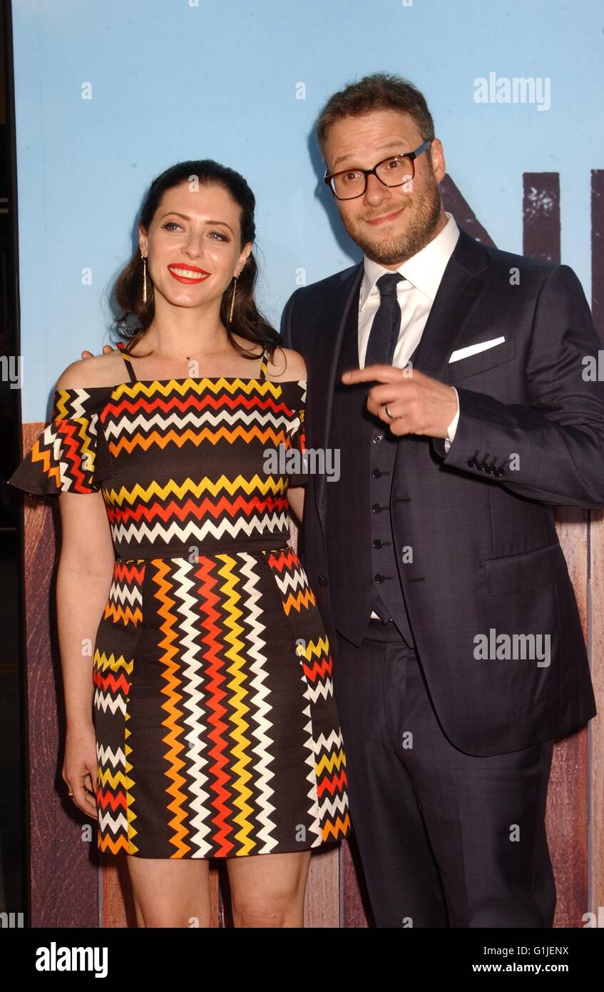 Hollywood, California, USA. 16th May, 2016. Seth Rogen & Wife attend ...