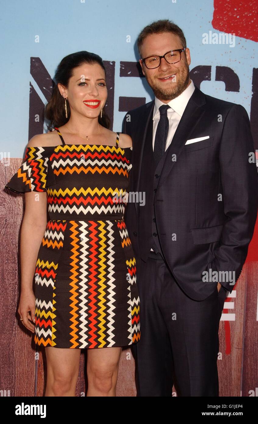 Hollywood, California, USA. 16th May, 2016. Seth Rogen & Wife attend ...