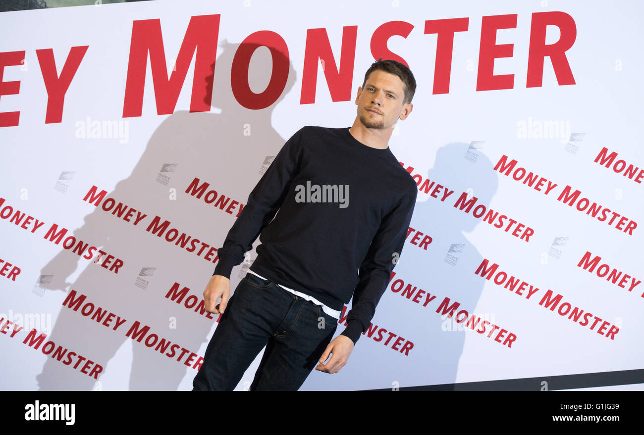Berlin, Germany. 17th May, 2016. British actor Jack O'Connell poses ...