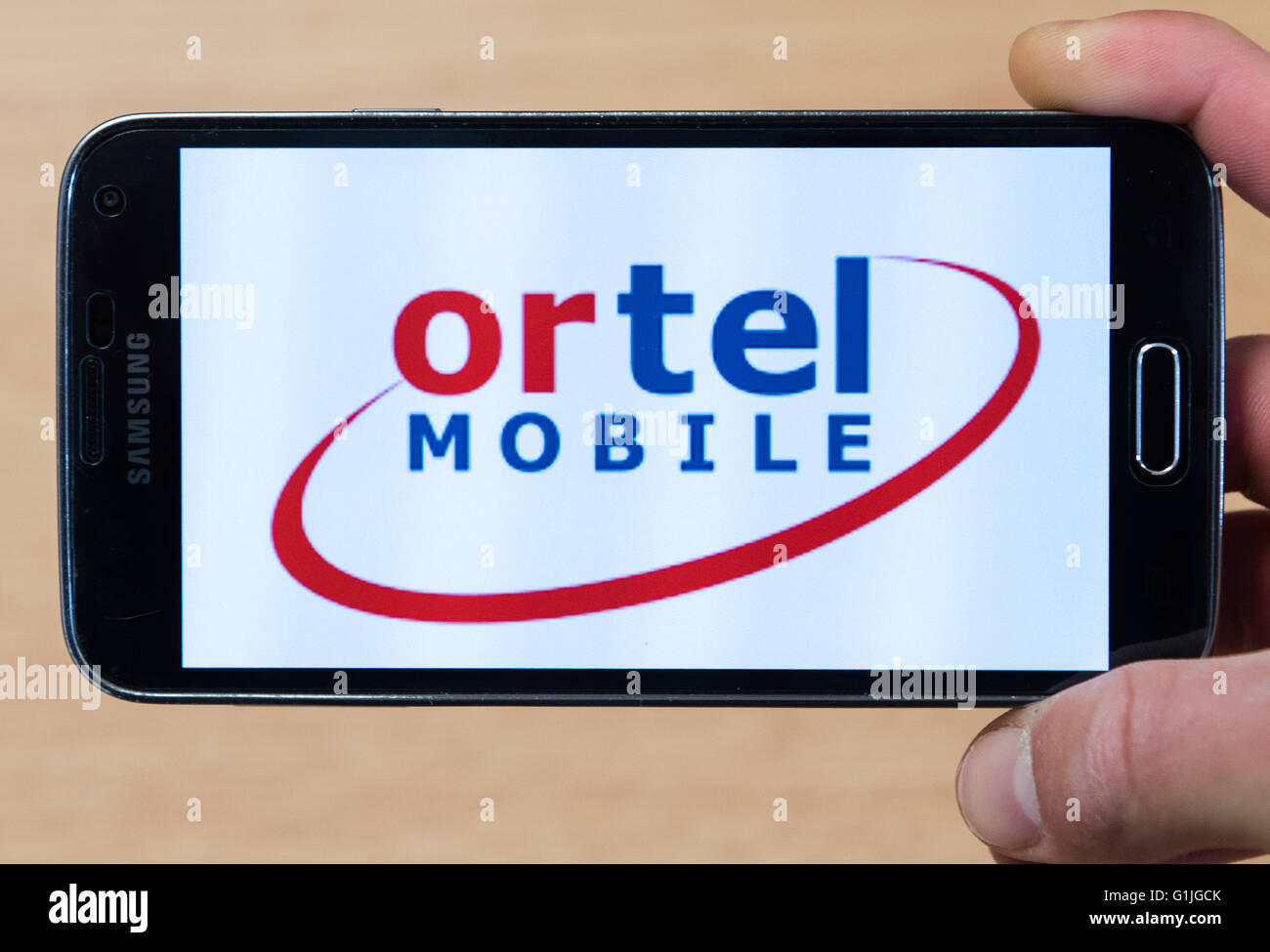 Ortel ortel mobile logo hi-res stock photography and images - Alamy