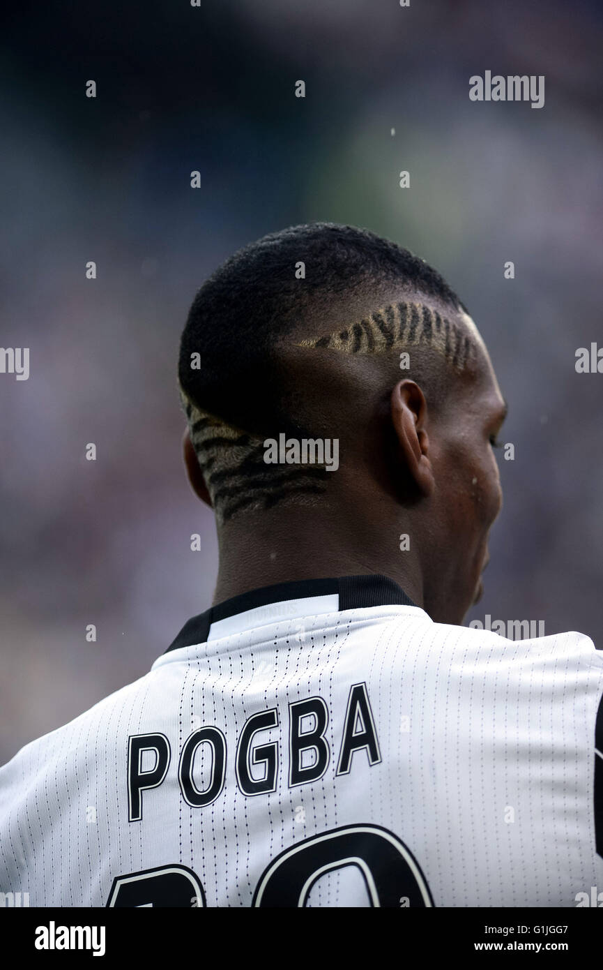 Turin, Italy. 14th May, 2016. Paul Pogba (Juventus) Football/Soccer ...