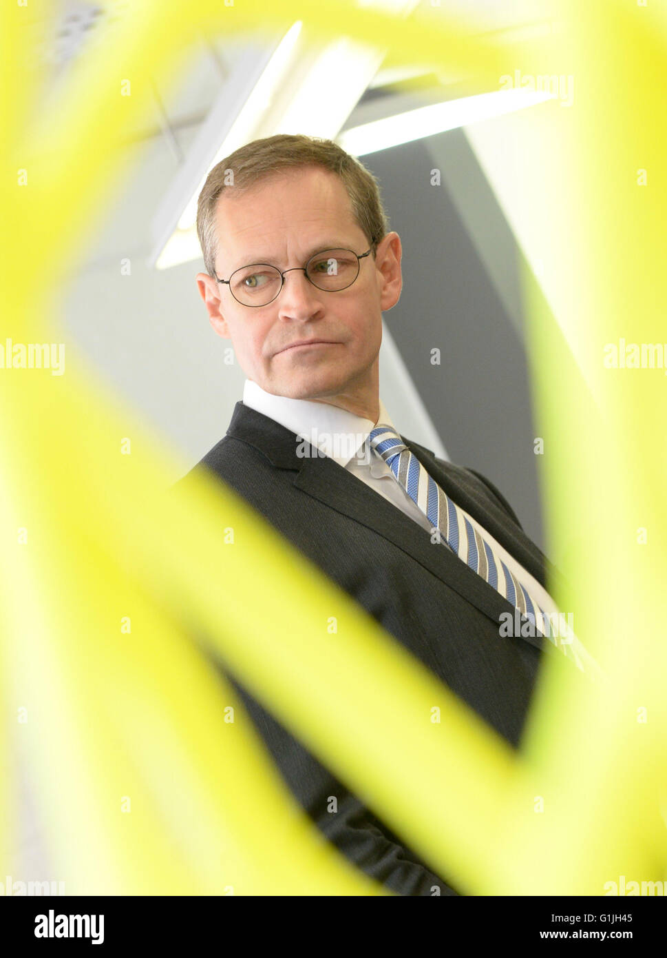 Berlin, Germany. 29th Apr, 2016. Berlin's Governing Mayor Michael ...